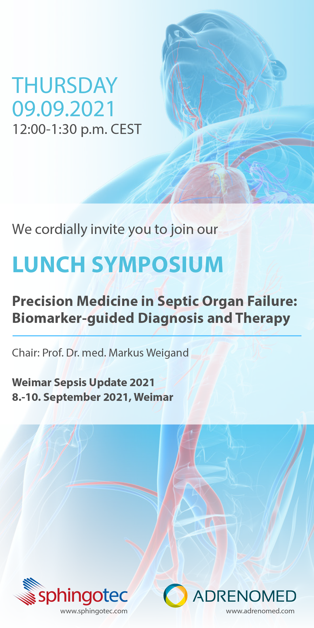 Lunch Symposium at Weimar Sepsis Update 2021 – Adrenomed